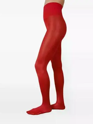 Swedish Stockings Geri Glossy Tights - Red