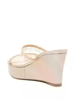 Rene Caovilla 85mm Taylor Wedge Sandals