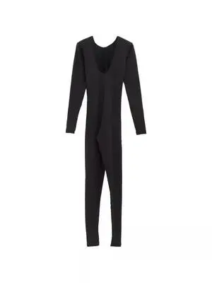 BASERANGE Odia Scoop-neck Long-sleeve Jumpsuit