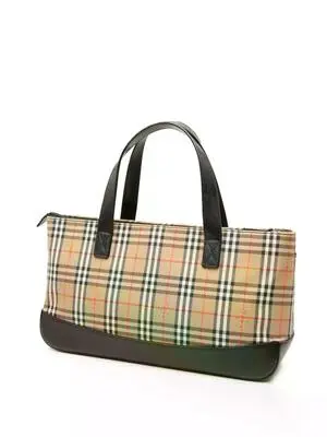 Burberry 2000-2017 Haymarket Check Canvas Tote Bag
