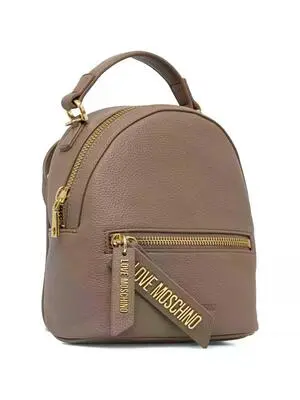 Moschino Logo-tag Pebbled Backpack