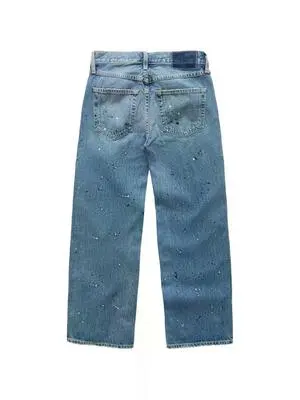 AMO Billie Paint-splatter Jeans