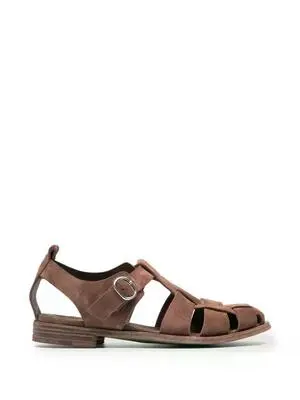Officine Creative Lexikon Caged Sandals - Brown
