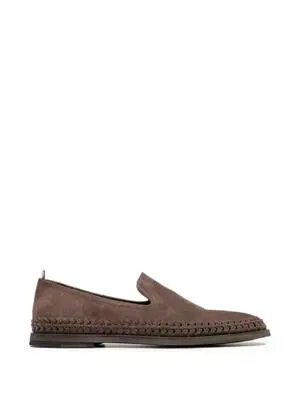 Officine Creative Miles 002 Woven-trim Loafers