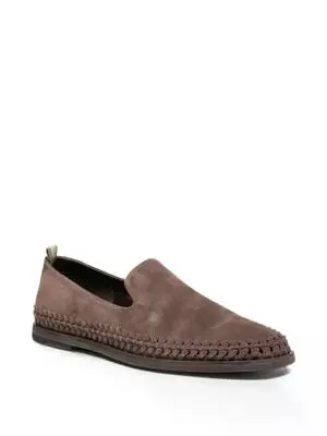 Officine Creative Miles 002 Woven-trim Loafers