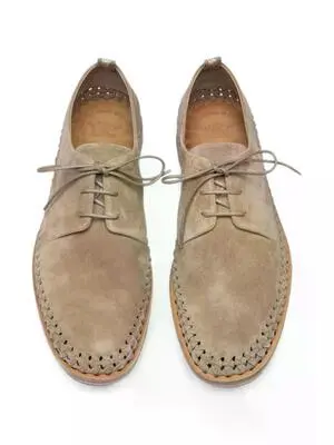 Officine Creative Miles Woven-trim Derby Shoes