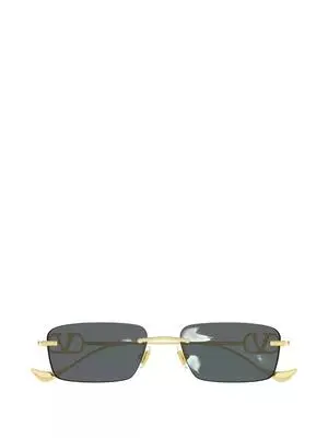 Valentino Garavani Vlogo Signature Rectangle-frame Sunglasses