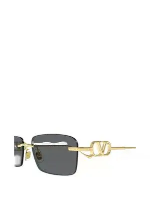 Valentino Garavani Vlogo Signature Rectangle-frame Sunglasses
