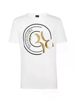 BILLIONAIRE Double B Logo-print T-shirt - White