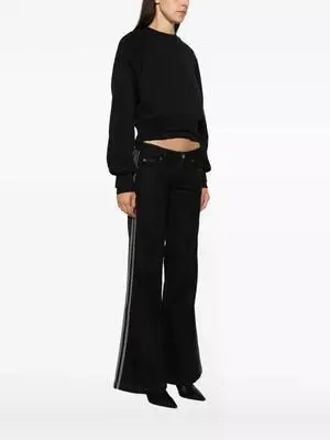Adidas Cropped Raglan-sleeve Sweater