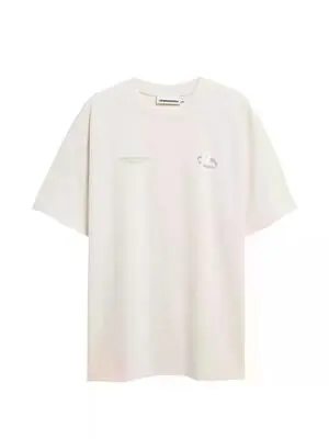 ARMEDANGELS Maarkos Un-wasted Graphic-print Cotton T-shirt - Neutrals