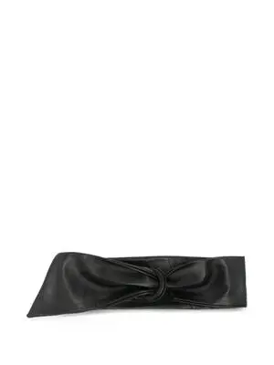 Jacquemus Twisted Leather Belt - Black