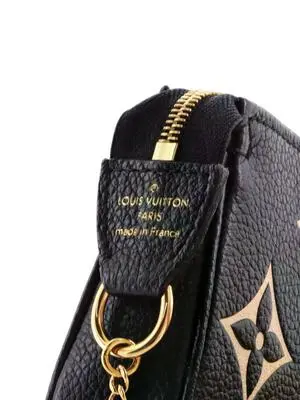 LOUIS VUITTON Pochette Accessoires Bicolor Monogram Empreinte Giant Mini Clutch Bag