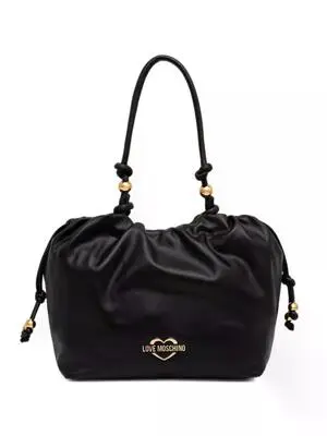 Moschino Bead-embellished Drawstring Tote Bag