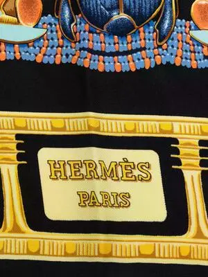 Hermès 20th Century Tutankhamun Silk Scarf 90 Scarves