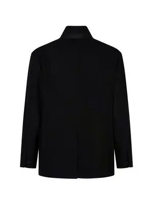 Canali High-neck Button-up Coat