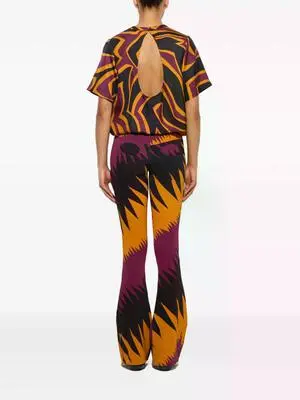 Emilio Pucci Labirinto Print Silk Top