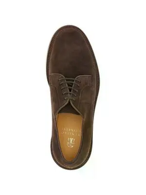 Brunello Cucinelli Suede Derby Shoes