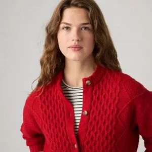 LEVI'S Charlotte Crewneck Cardigan