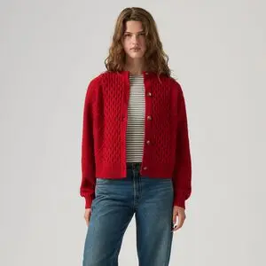 LEVI'S Charlotte Crewneck Cardigan