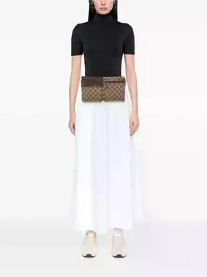 Gucci 2000-2015 Gg Canvas Double Pocket Belt Bag