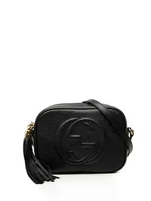 Gucci 2000-2015 Calfskin Soho Disco Crossbody Bag - Black