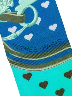 Hermès 2017 Brides De Gala Love Silk Twilly Scarf Scarves