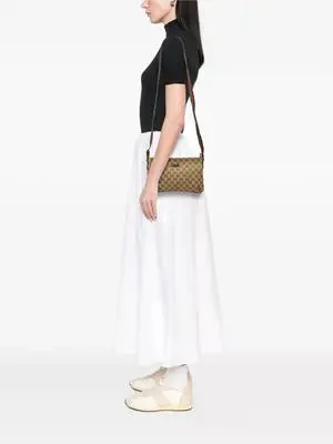 Gucci 2000-2015 Gg Canvas Web Crossbody Bag