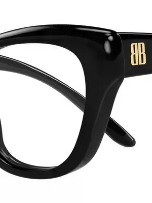 Balenciaga Bb Logo-plaque Cat-eye Glasses