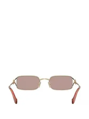 Miu Miu Rectangle-frame Sunglasses