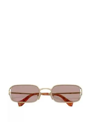 Miu Miu Rectangle-frame Sunglasses