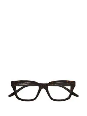 Balenciaga Tortoiseshell-effect Square-frame Glasses - Brown