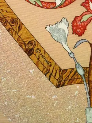 Hermès 20th Century Pierres D Orient Et D Occident Silk Scarf 90 Scarves