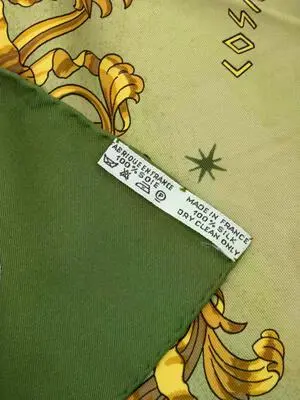 Hermès 2000-2026 Cosmos Silk Scarf 90 Scarves - Green