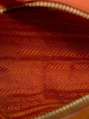 Prada 2000-2013 Mini Saffiano Lux Bauletto Bag Satchel