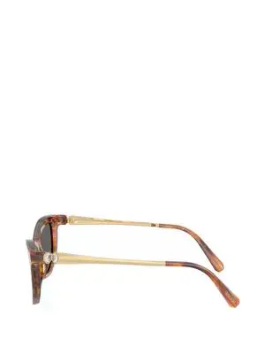SWAROVSKI Striped Havana Sunglasses