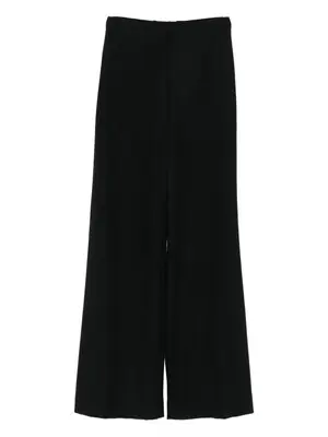 Harris Wharf London Wide Leg Trousers - Black