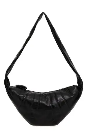 LEMAIRE Medium Croissant' Shoulder Bag - Black