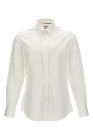 Brunello Cucinelli Cotton Shirt - White