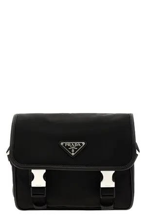 Prada Messenger' Crossbody Bag - Black