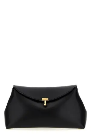 TOTEME T-lock' Clutch - Black