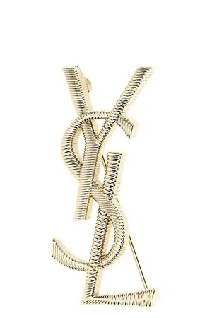 Saint Laurent Cassandre' Brooch - Gold