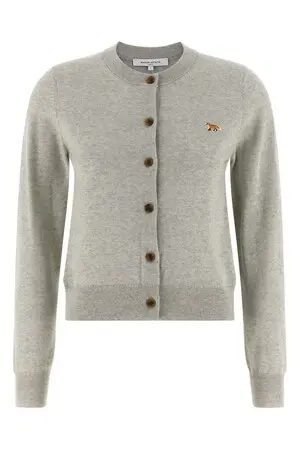 Maison Kitsuné Baby Fox' Cardigan - Gray