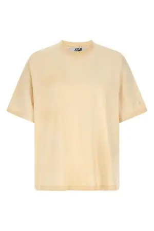GOLDEN GOOSE Logo T-shirt - Beige