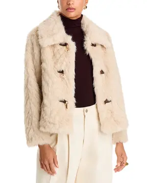 Love Token Amara Faux Fur Coat