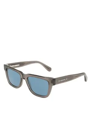 FERRAGAMO Firenze Square Sunglasses, 54mm - Transparent