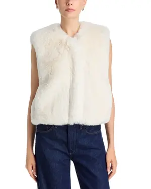 Theory Faux Fur Vest