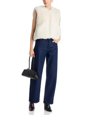 Theory Faux Fur Vest