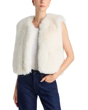 Theory Faux Fur Vest