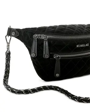 Mz Wallace Small Crosby Quilted Crossbody Belt Bag